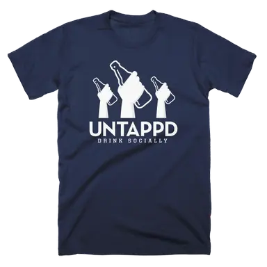 Untappd Untappd Loyalist Shirt (Navy) - Untappd - Buy Beer Online