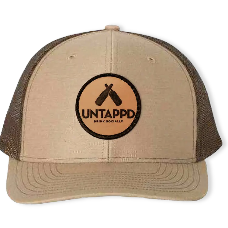Untappd Untappd Leather Badge Hat - Hop Culture - Buy Beer Online