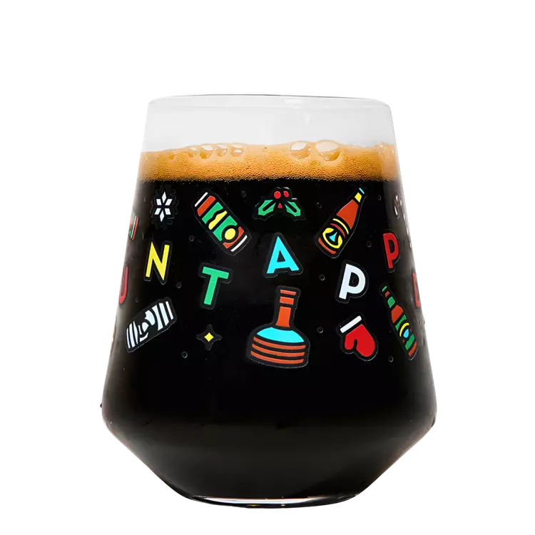 Untappd x Pseudodudo Holiday Glass - Untappd - Untappd Shop